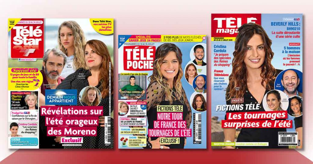 Nouveau système éditorial pour Télé Star, Télé poche et Télé Magazine